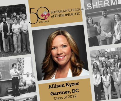Alumni of the Week: Dr. Allison Gardner - Sherman College of Chiropractic