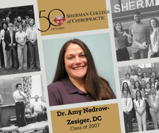 Alumni of the Week: Amy Nedrow-Zesiger - Sherman College of Chiropractic