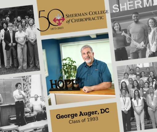 Alumni of the Week: Dr. George Auger - Sherman College of Chiropractic